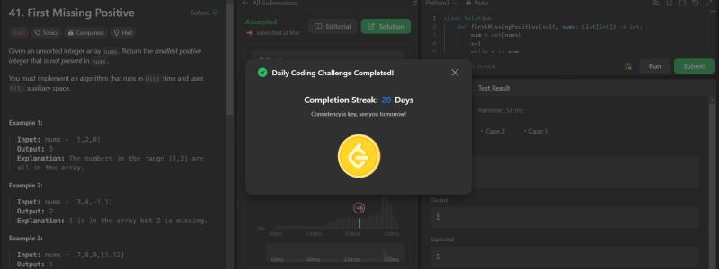 Hetkumar Prajapati on LinkedIn: #100daysofcodingchallenge #leetcode # ... Hetkumar Prajapati on LinkedIn: #100daysofcodingchallenge #leetcode # ...