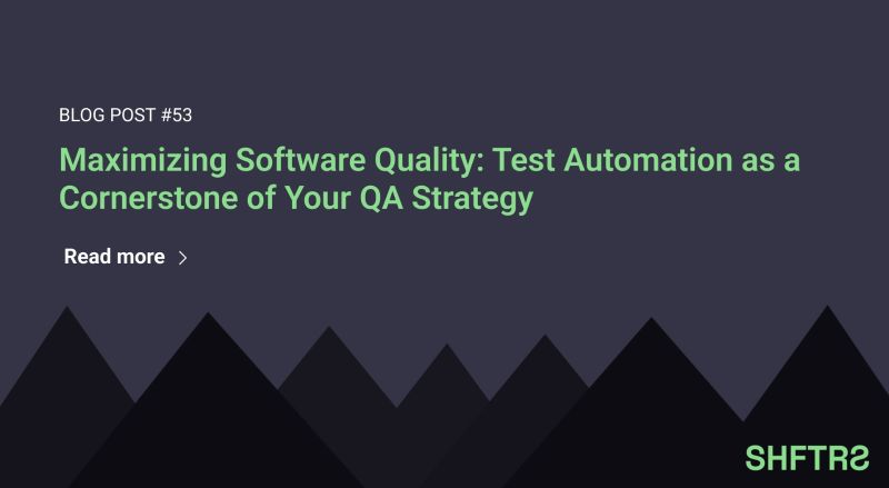 Maximizing Software Quality: Test Automation as a Cornerstone of Your ... Maximizing Software Quality: Test Automation as a Cornerstone of Your ...