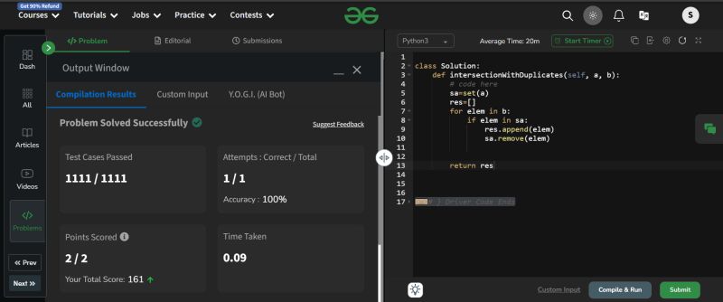 Sidhnath Verekar on LinkedIn: #gfg160 #problemsolving #hashset # ... Sidhnath Verekar on LinkedIn: #gfg160 #problemsolving #hashset # ...