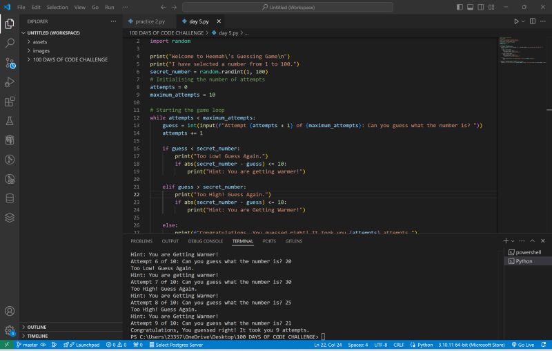 Raheemah Lartey on LinkedIn: #100daysofcode #python #coding # ... Raheemah Lartey on LinkedIn: #100daysofcode #python #coding # ...