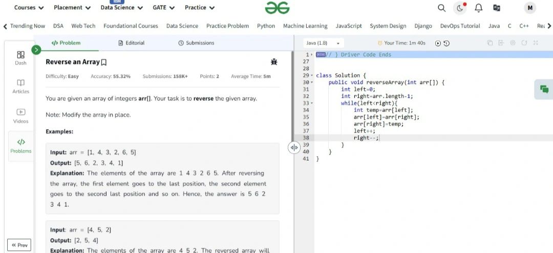 #geekstreak2025 #dsa #160daysofcode #interviewprep #gfg160 #java ... #geekstreak2025 #dsa #160daysofcode #interviewprep #gfg160 #java ...