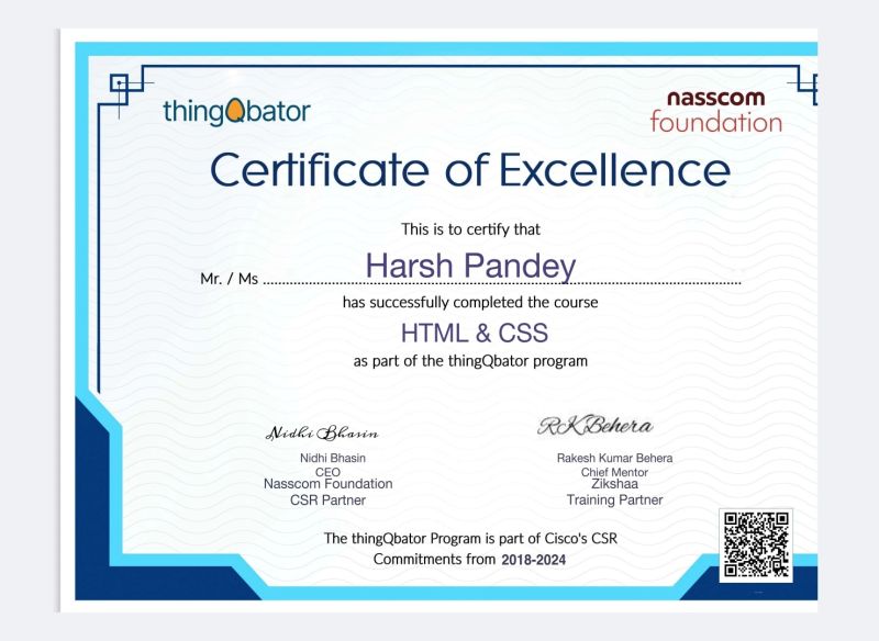 Harsh Pandey on LinkedIn: #html #css #cisco Harsh Pandey on LinkedIn: #html #css #cisco