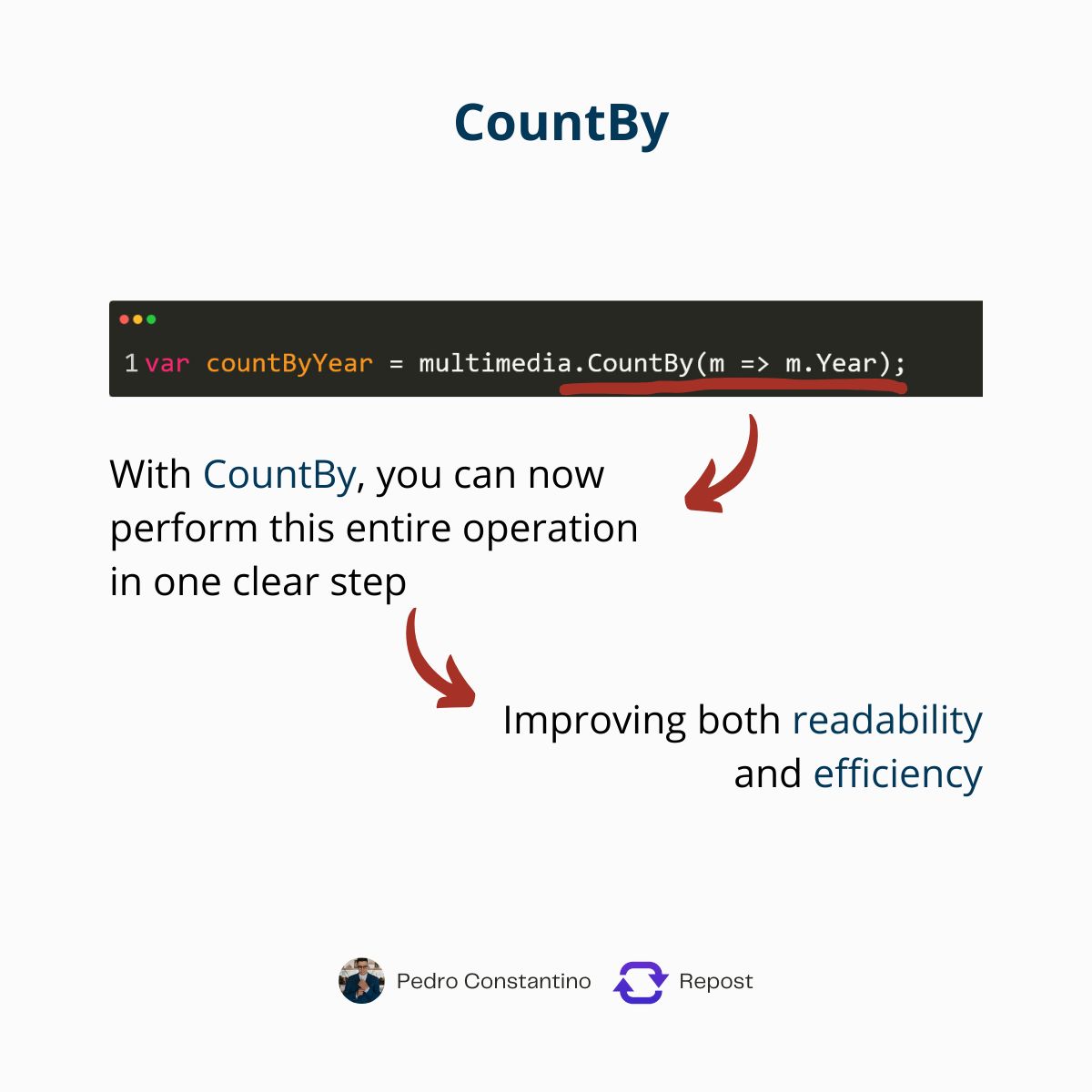 Pedro Constantino on LinkedIn: #dotnet9 #csharp #linq #countby # ... Pedro Constantino on LinkedIn: #dotnet9 #csharp #linq #countby # ...