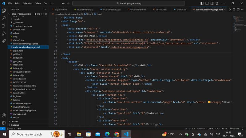 i have completed the 3rd task given by CodeClause using html css and ... i have completed the 3rd task given by CodeClause using html css and ...