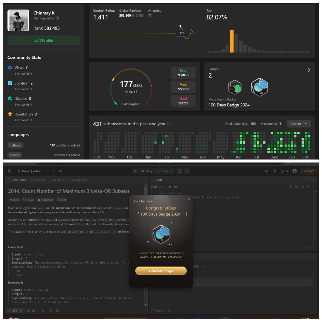 Chinmay Kale on LinkedIn: #leetcode #coding #problemsolving ... Chinmay Kale on LinkedIn: #leetcode #coding #problemsolving ...