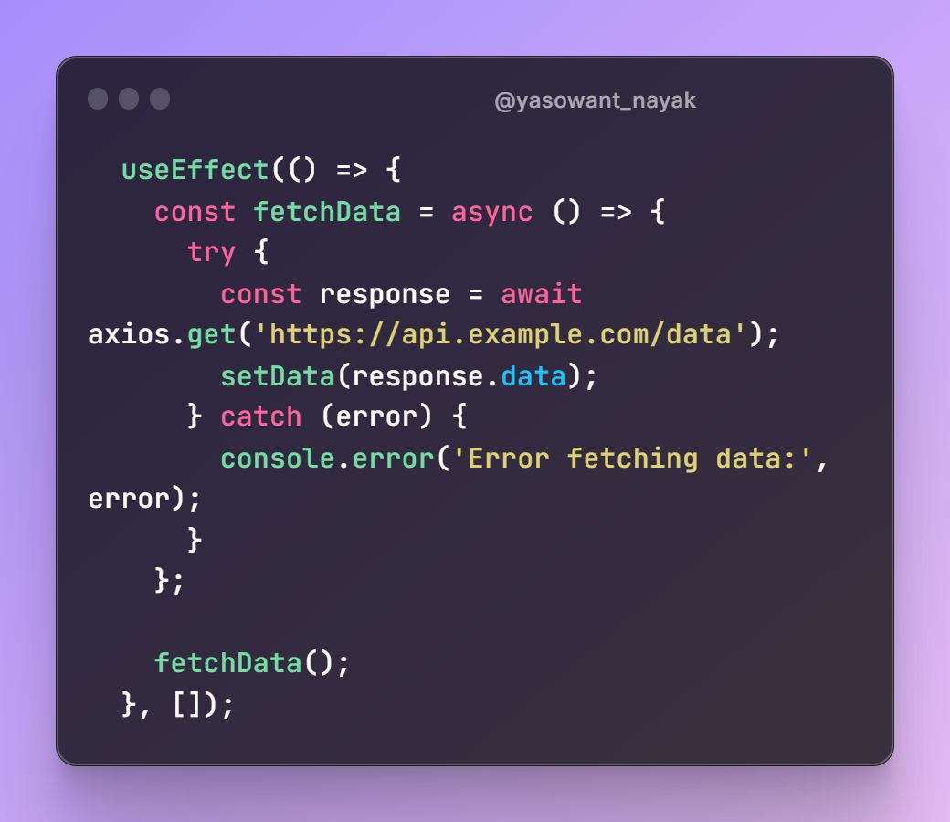 Yasowant Nayak on LinkedIn: #frontendmagic #apialchemy #codeconnection Yasowant Nayak on LinkedIn: #frontendmagic #apialchemy #codeconnection