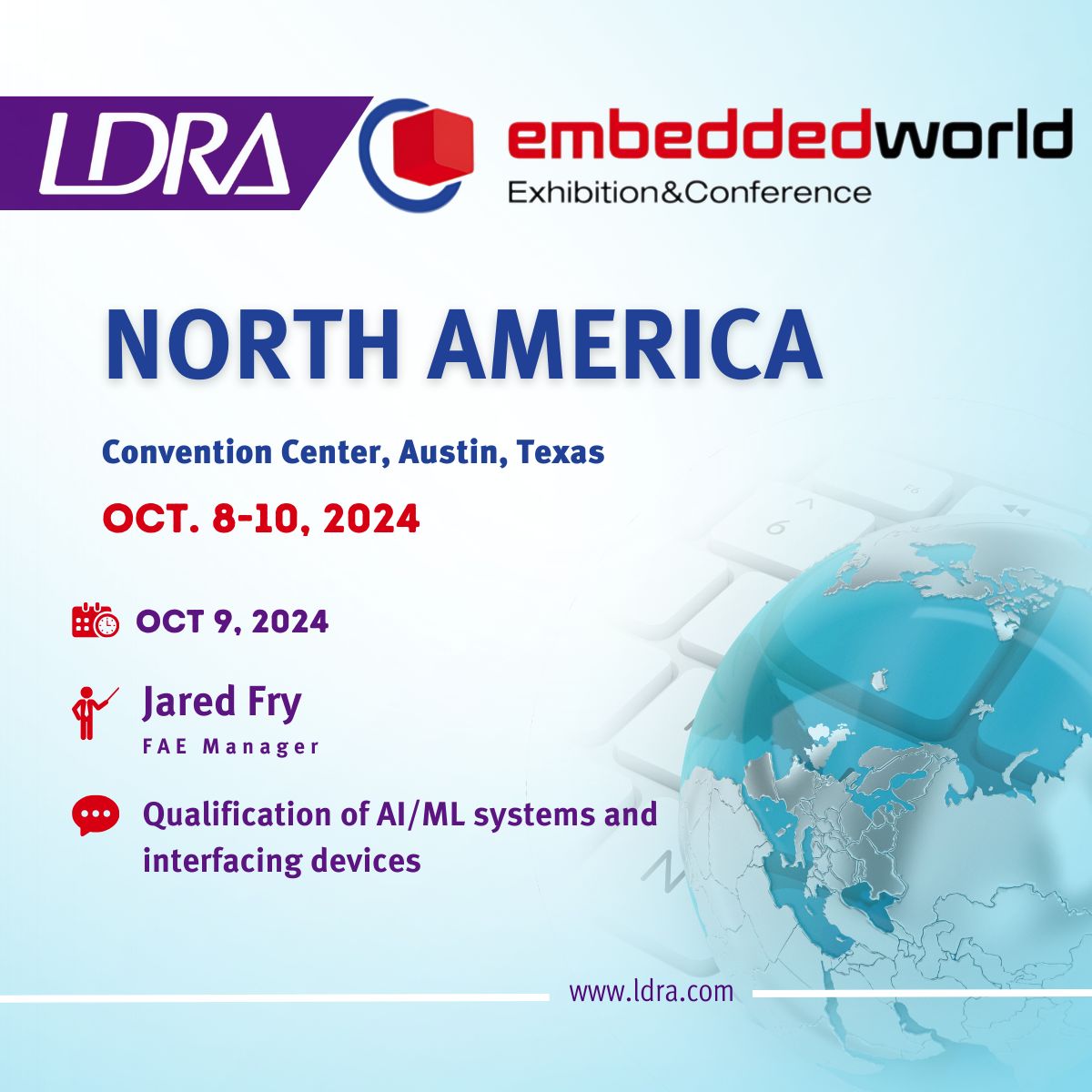 LDRA Limited on LinkedIn: #ldra #embeddedworldna #austin # ... LDRA Limited on LinkedIn: #ldra #embeddedworldna #austin # ...