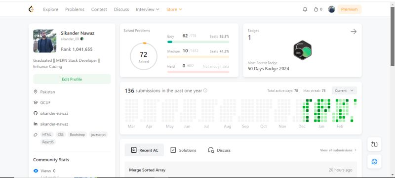 Sikander Nawaz on LinkedIn: #dsa #dailychallenge #dailycoding ... Sikander Nawaz on LinkedIn: #dsa #dailychallenge #dailycoding ...