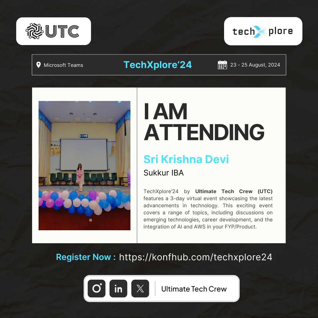 Sri Krishna Devi on LinkedIn: #techxplore24 #innovation #ai #aws # ... Sri Krishna Devi on LinkedIn: #techxplore24 #innovation #ai #aws # ...