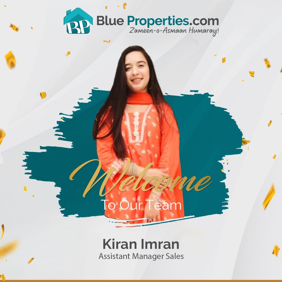 Blue Properties.com on LinkedIn: We are thrilled to welcome Kiran Imran ... Blue Properties.com on LinkedIn: We are thrilled to welcome Kiran Imran ...