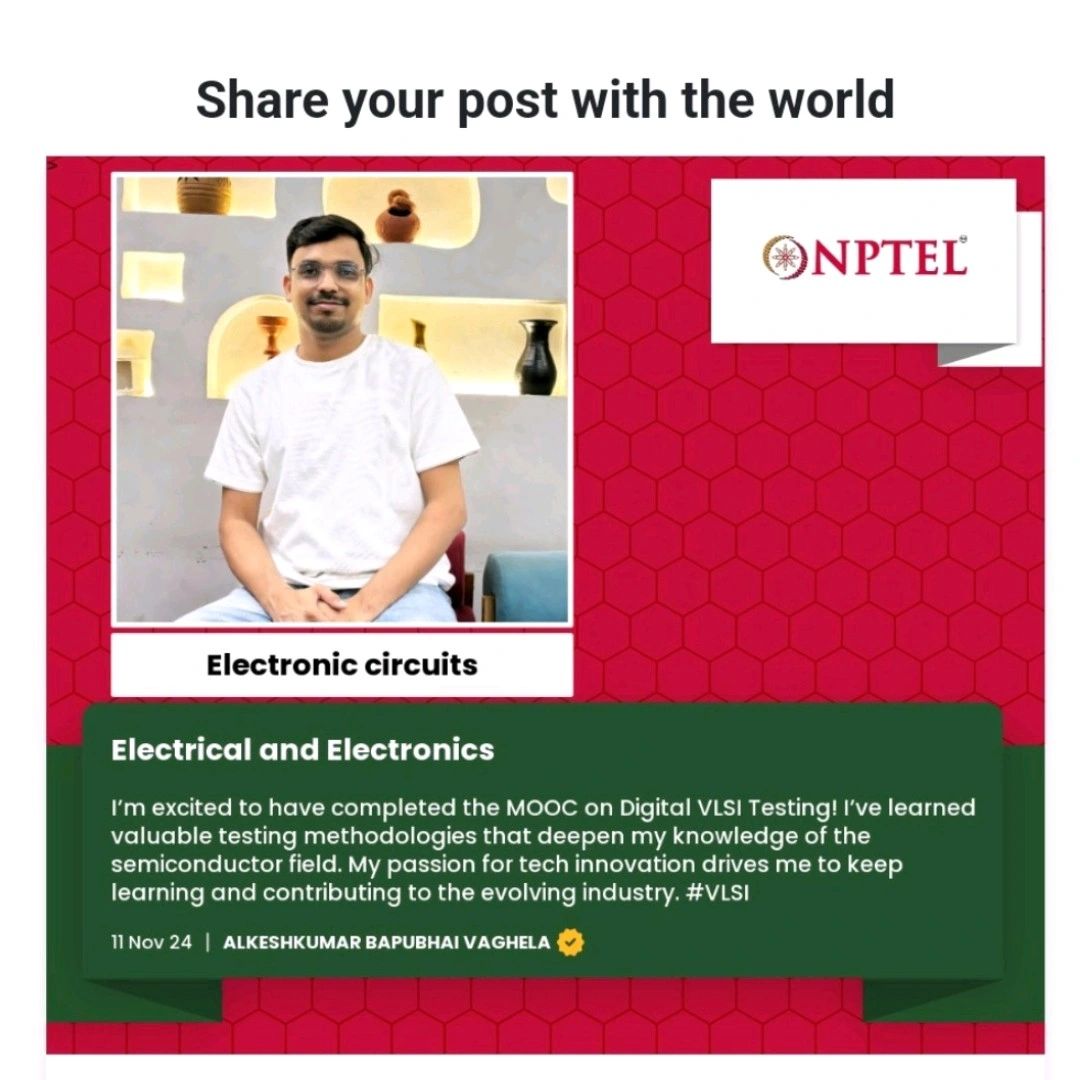 Alkesh Kumar on LinkedIn: NPTEL Alkesh Kumar on LinkedIn: NPTEL