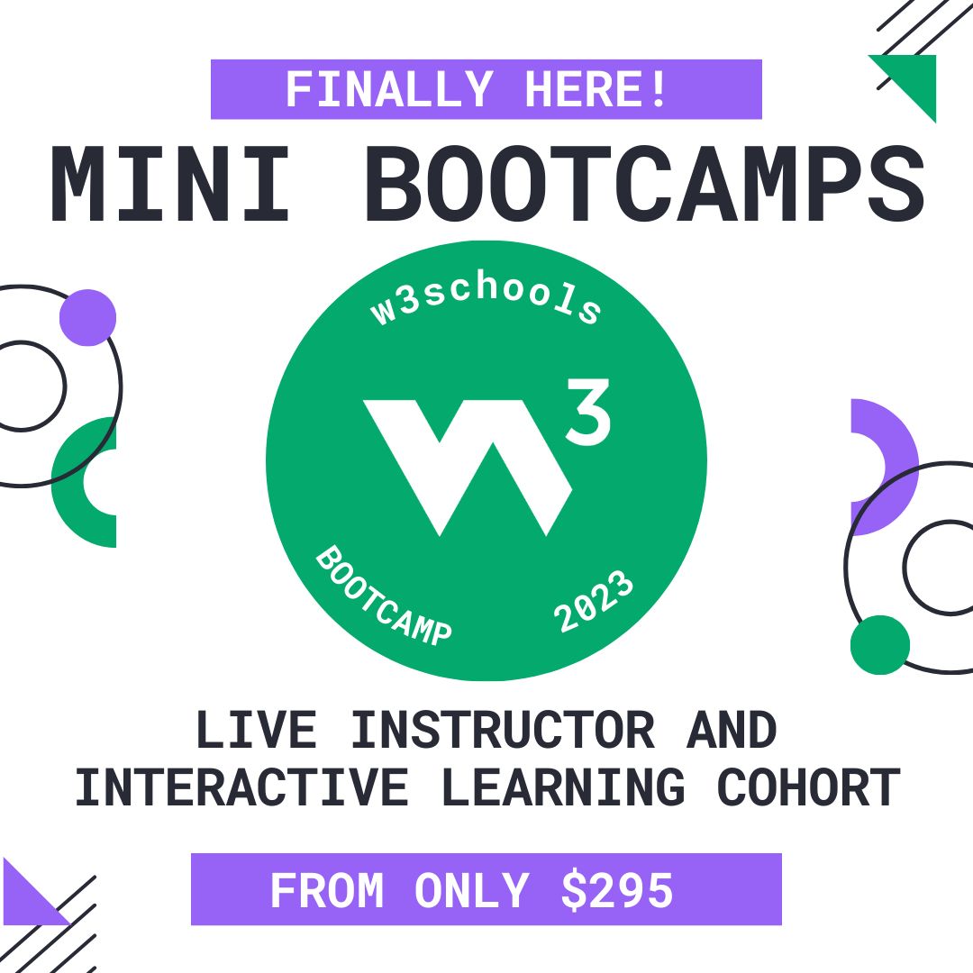 W3Schools.com on LinkedIn: #bootcamp #learning #programming #coding # ... W3Schools.com on LinkedIn: #bootcamp #learning #programming #coding # ...