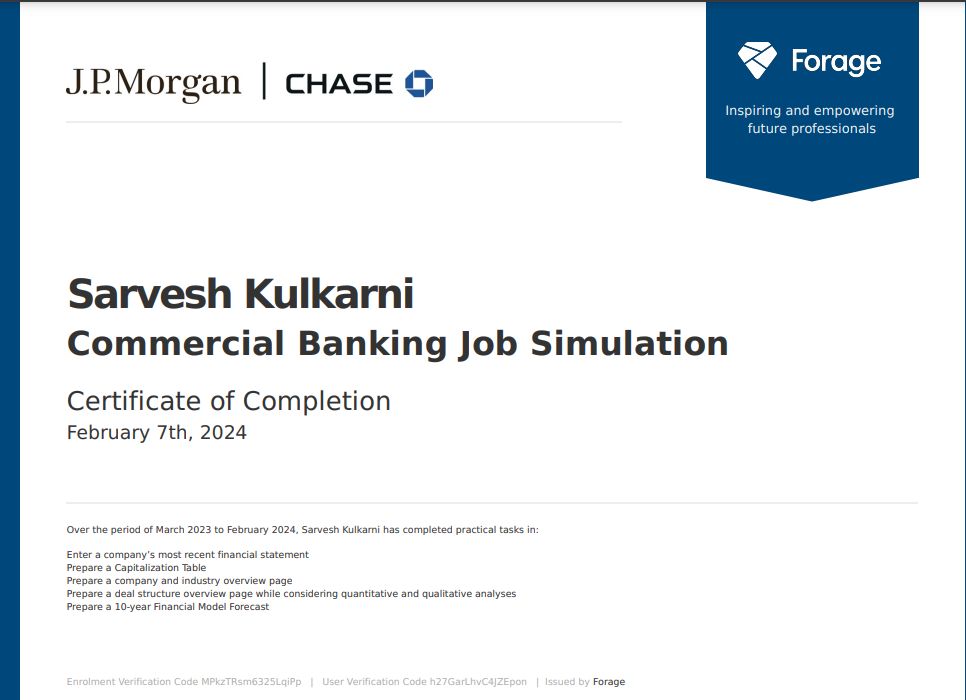 #jpmorganchase #commercialbanking #forage #financialmodeling # ... #jpmorganchase #commercialbanking #forage #financialmodeling # ...