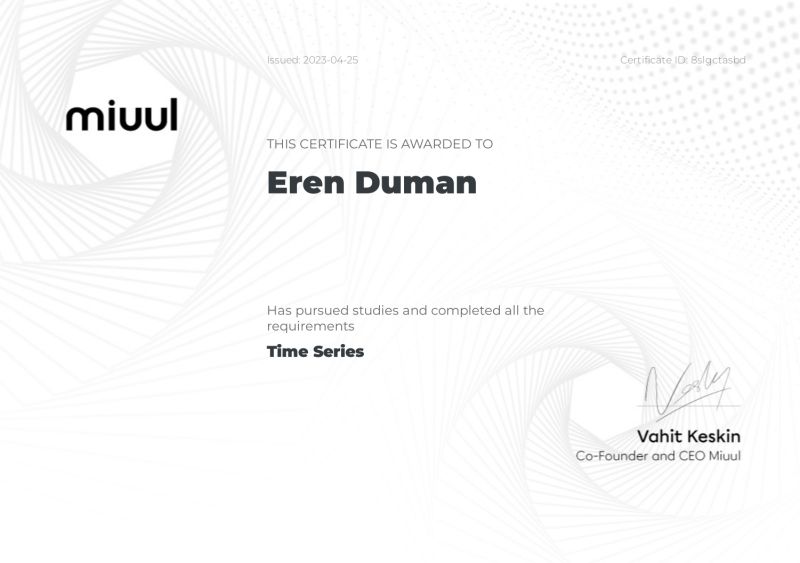 Eren Duman on LinkedIn: #kaggle #machinelearning #github #timeseries # ... Eren Duman on LinkedIn: #kaggle #machinelearning #github #timeseries # ...