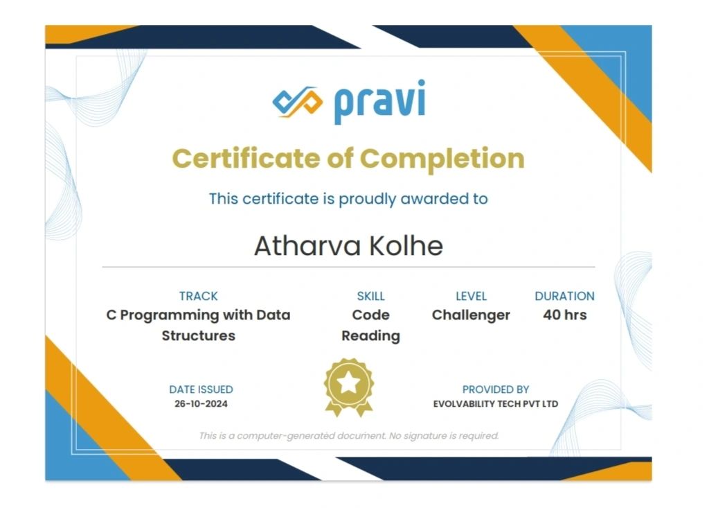 Atharva Kolhe on LinkedIn: #programming #cprogramming # ... Atharva Kolhe on LinkedIn: #programming #cprogramming # ...
