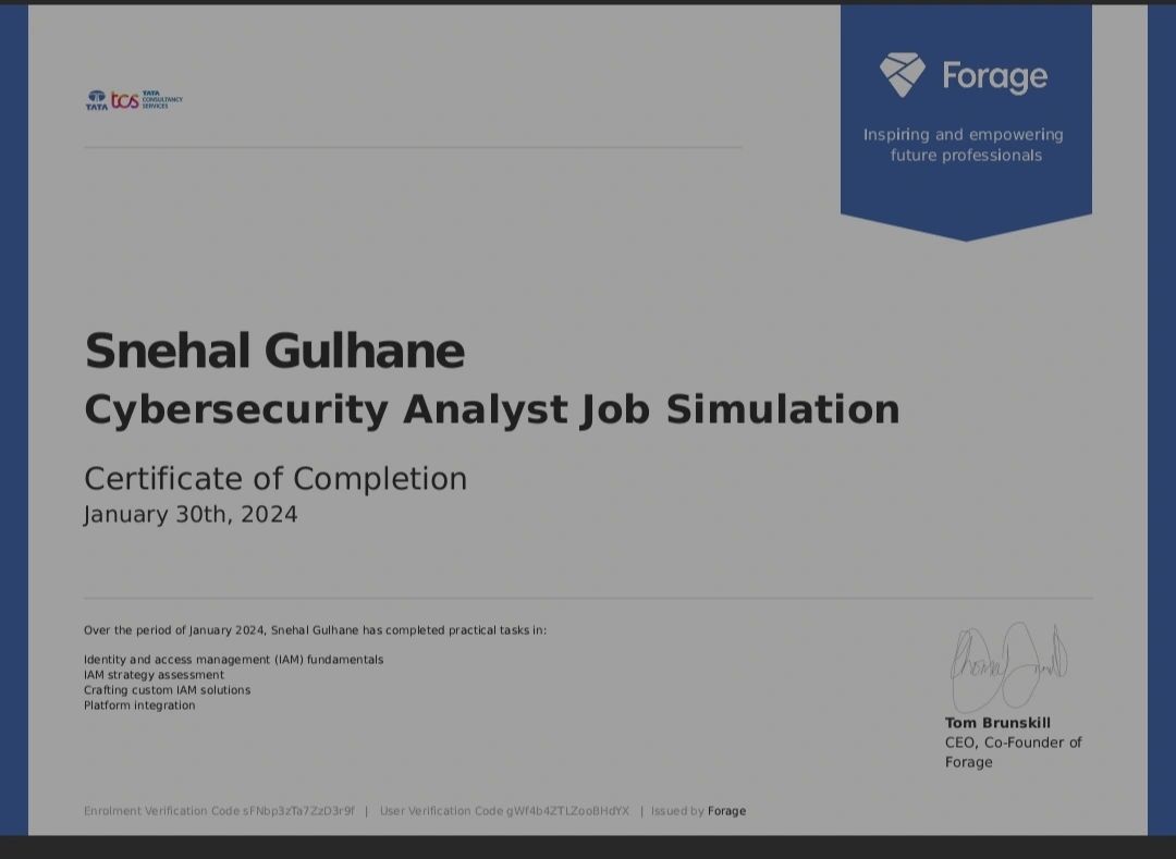 Snehal Gulhane on LinkedIn: I just completed Tata Consultancy Services ... Snehal Gulhane on LinkedIn: I just completed Tata Consultancy Services ...