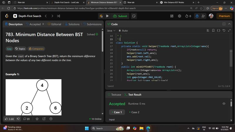 #day247_dsa #dsa #learningjourney #leetcode #binarysearchtree ... #day247_dsa #dsa #learningjourney #leetcode #binarysearchtree ...