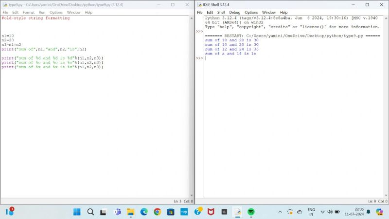 Yamini Panabaka on LinkedIn: #example2 #pythonprogramming #learning # ... Yamini Panabaka on LinkedIn: #example2 #pythonprogramming #learning # ...