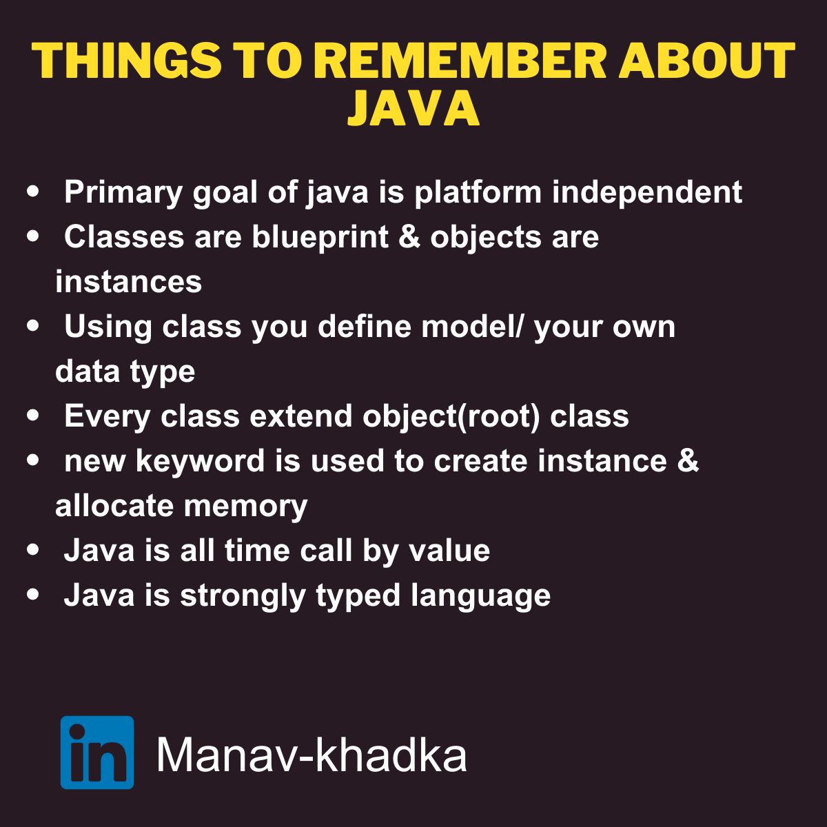 Learn about java and its features | Manav Khadka posted on the topic ... Learn about java and its features | Manav Khadka posted on the topic ...