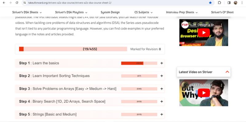 My journey to master DSA using Striver A-Z | Mohammad Zafar Gayas ... My journey to master DSA using Striver A-Z | Mohammad Zafar Gayas ...