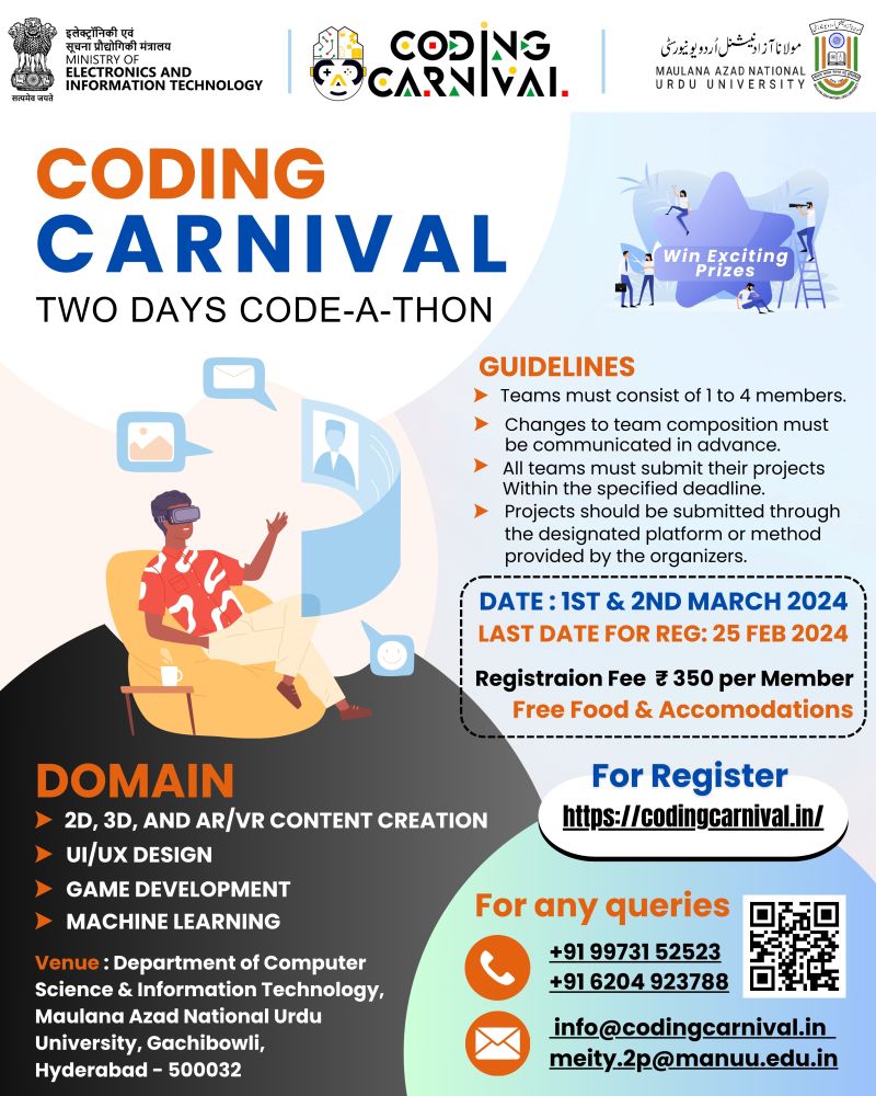 MANUU_Coding Carnival on LinkedIn: #codingcarnival #codingcarnivalmanuu ... MANUU_Coding Carnival on LinkedIn: #codingcarnival #codingcarnivalmanuu ...