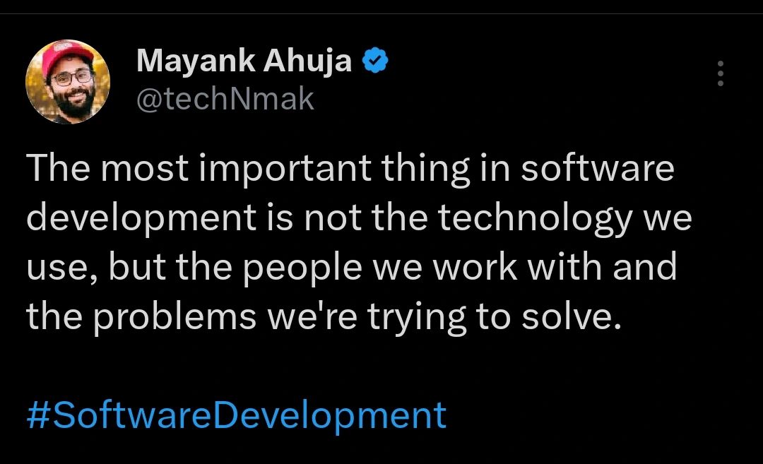 Mayank Ahuja on LinkedIn: #code #softwaredevelopment | 29 comments Mayank Ahuja on LinkedIn: #code #softwaredevelopment | 29 comments