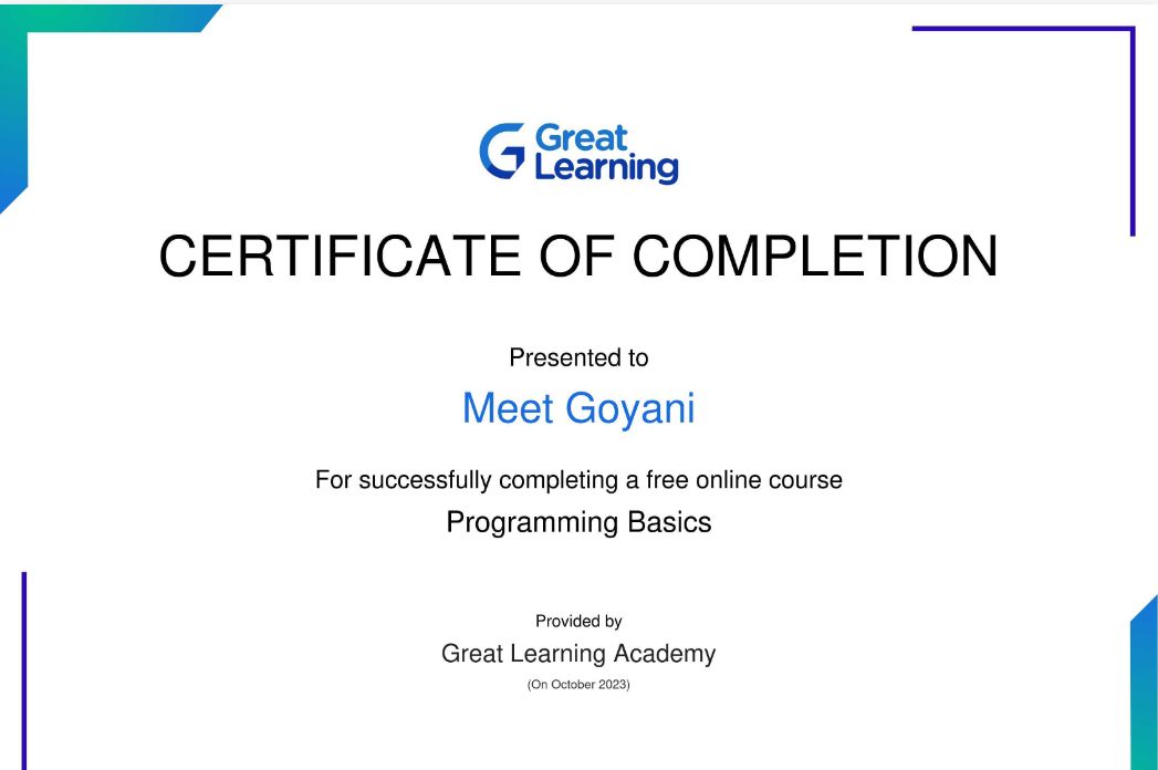 meet goyani on LinkedIn: Basic of Programming meet goyani on LinkedIn: Basic of Programming