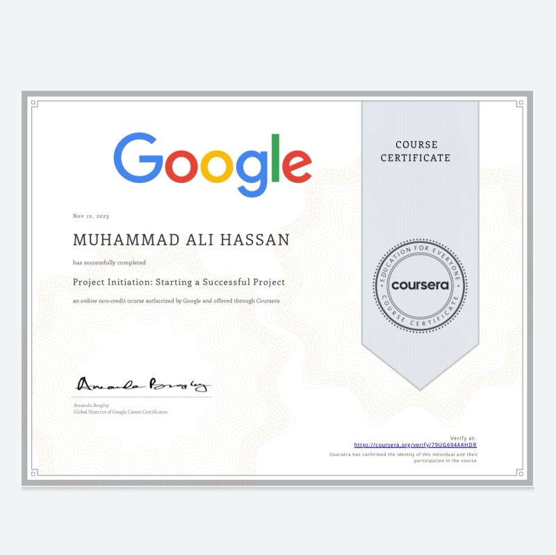 Google | Muhammad Ali Hassan Google | Muhammad Ali Hassan