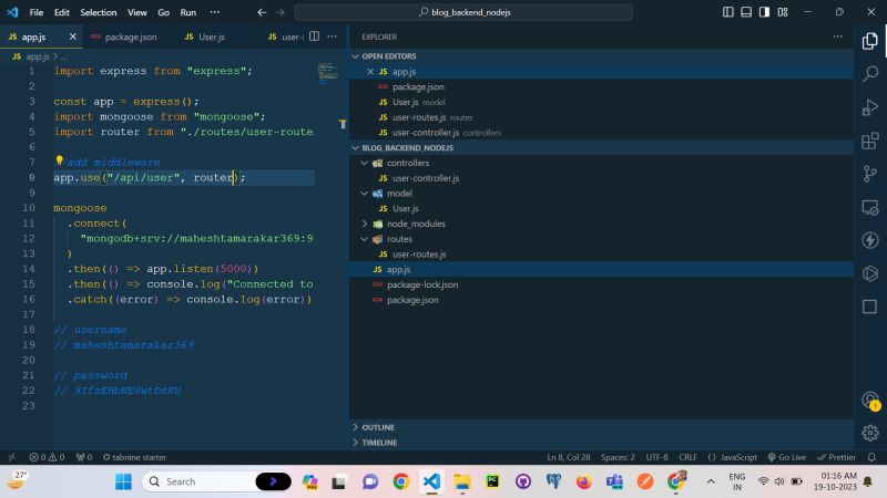 Mahesh Tamrakar on LinkedIn: #365daysofcode #nodejs #mongodb Mahesh Tamrakar on LinkedIn: #365daysofcode #nodejs #mongodb