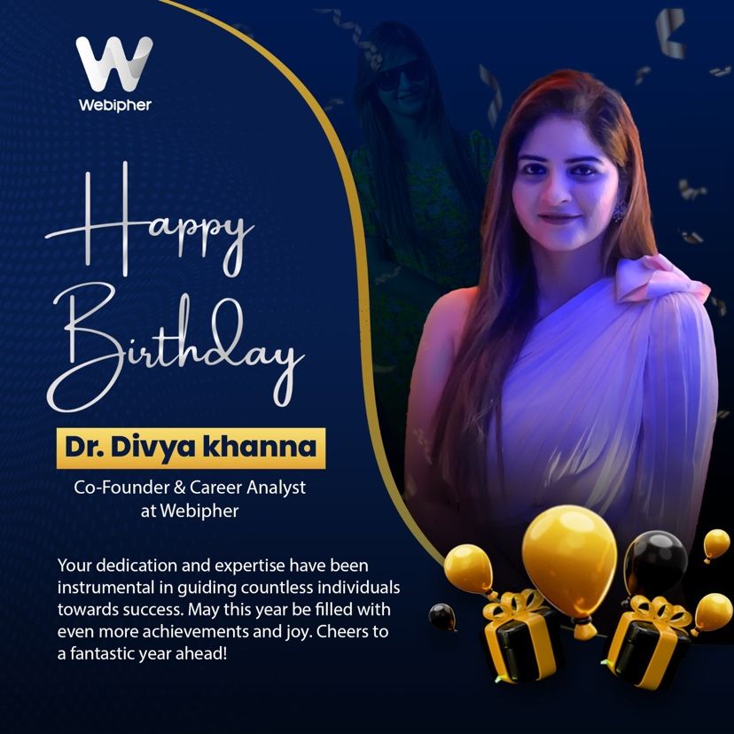 Webipher on LinkedIn: #happybirthday #drdivyakhanna #webipher # ... Webipher on LinkedIn: #happybirthday #drdivyakhanna #webipher # ...