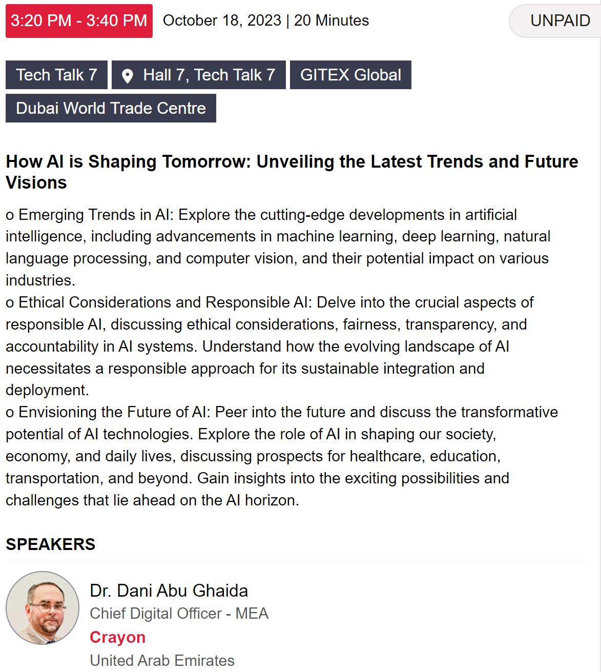 #gitex #crayon #dataandai #digitaltransformation #ai #futuretech… | Dr ... #gitex #crayon #dataandai #digitaltransformation #ai #futuretech… | Dr ...