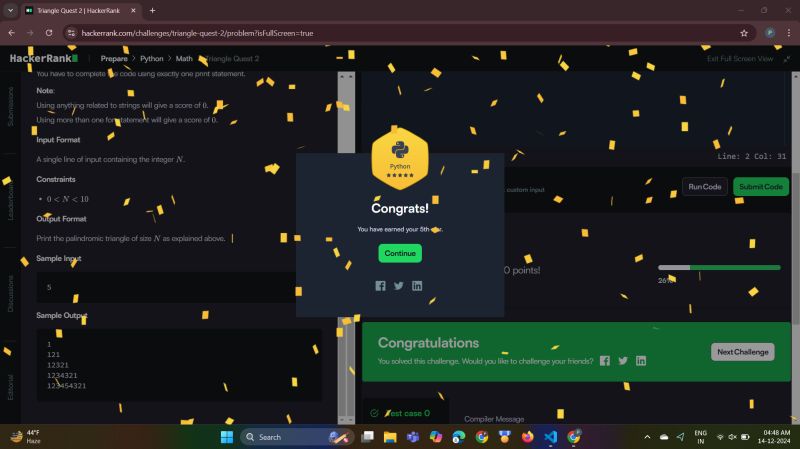 Praveen Kumar Patel on LinkedIn: #python #hackerrank #programming # ... Praveen Kumar Patel on LinkedIn: #python #hackerrank #programming # ...