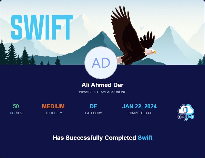 Ali Ahmed Dar on LinkedIn: #swift Ali Ahmed Dar on LinkedIn: #swift