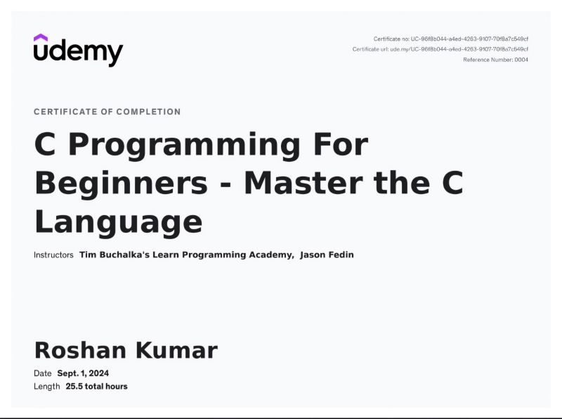 Roshan kumar on LinkedIn: #programming #cprogramming #learning # ... Roshan kumar on LinkedIn: #programming #cprogramming #learning # ...