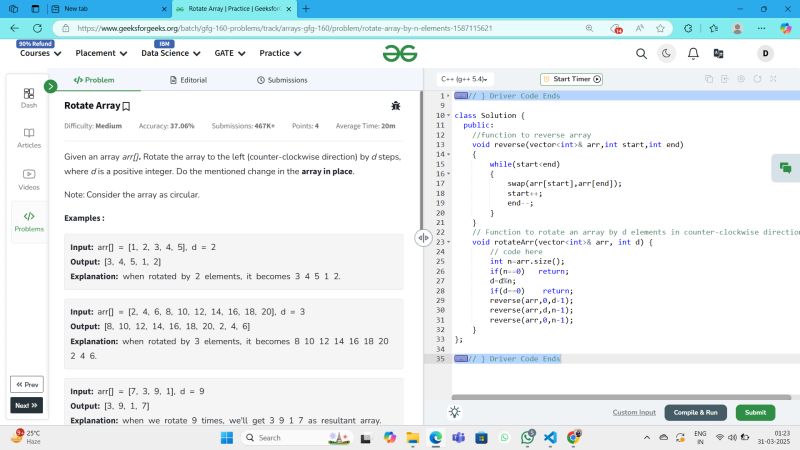 #gfg160 #gfg160 #geekstreak2025 #dsa #problemsolving #codingchallenge ... #gfg160 #gfg160 #geekstreak2025 #dsa #problemsolving #codingchallenge ...