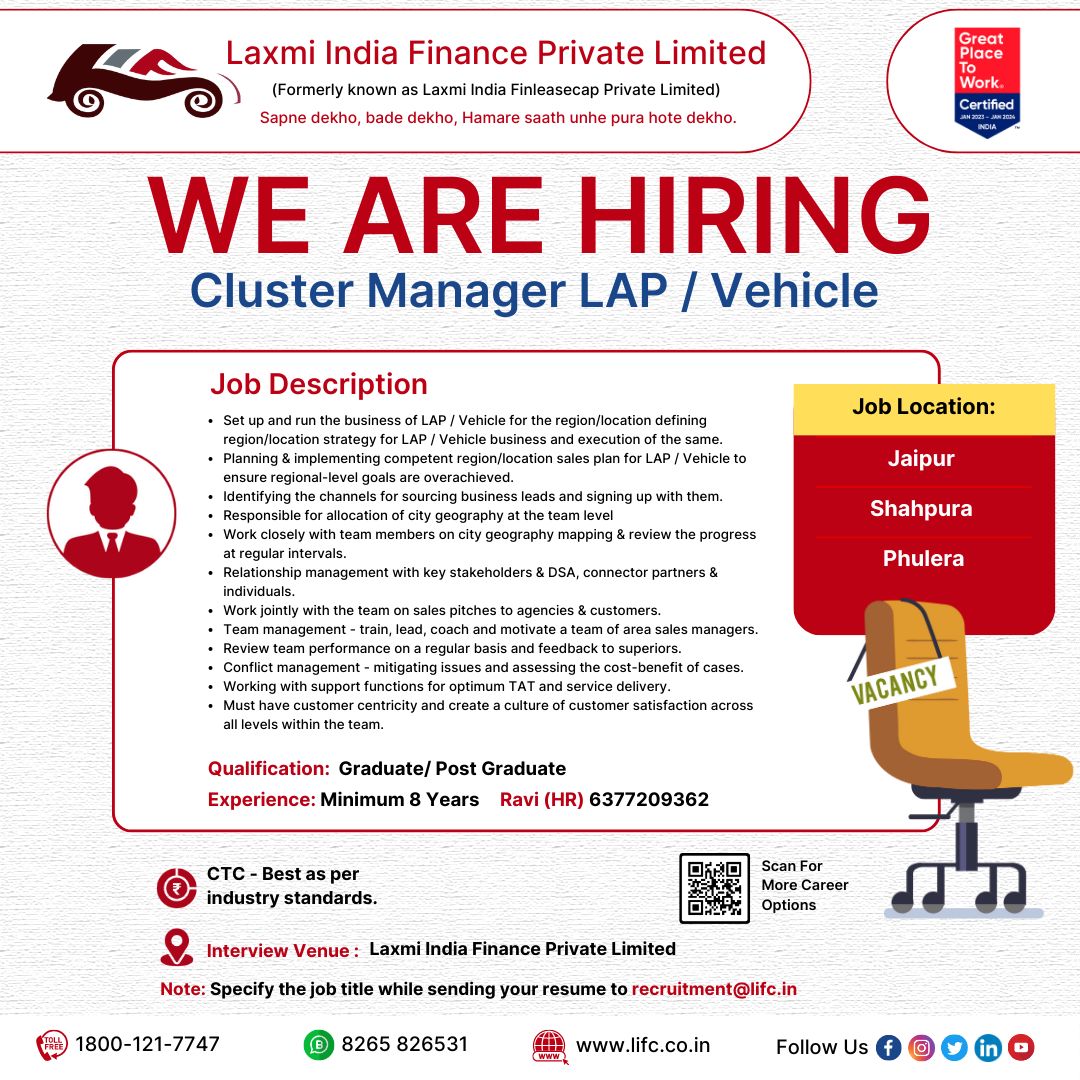 Gaindi Lal Kumawat on LinkedIn: #urgenthiring Gaindi Lal Kumawat on LinkedIn: #urgenthiring