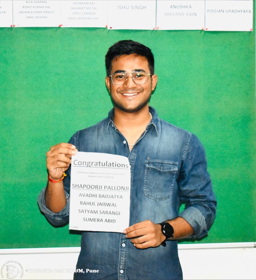 Rahul Jaiswal on LinkedIn: #internship #shapoorjipallonji Rahul Jaiswal on LinkedIn: #internship #shapoorjipallonji