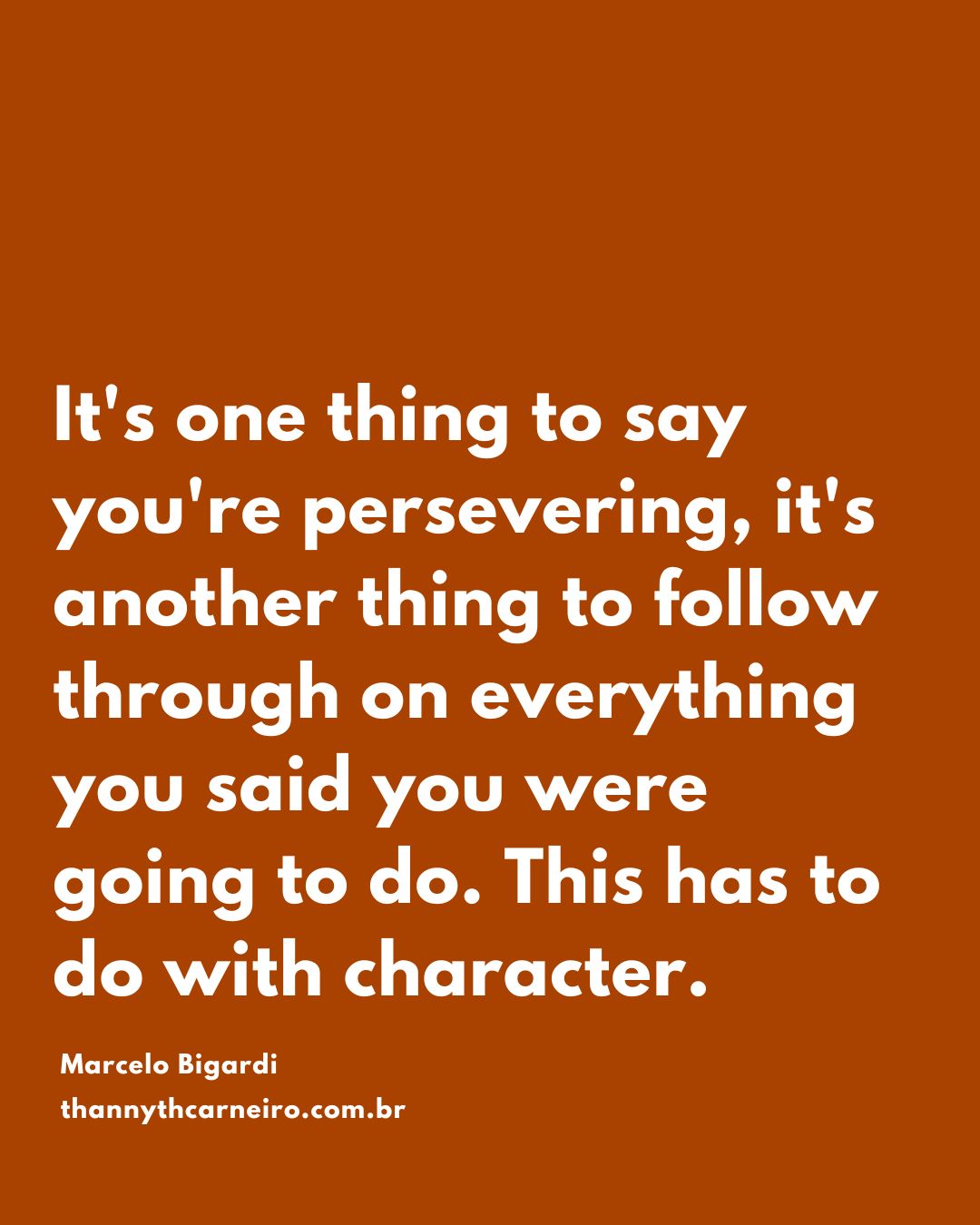 Thannyth Carneiro on LinkedIn: Things can't change your behavior. I ... Thannyth Carneiro on LinkedIn: Things can't change your behavior. I ...
