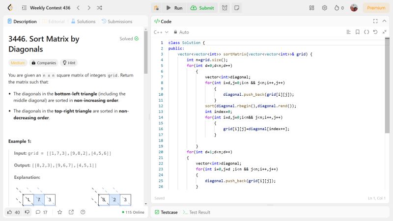 #coding #cplusplus #algorithms #datastructures #matrixtraversal #coding ... #coding #cplusplus #algorithms #datastructures #matrixtraversal #coding ...