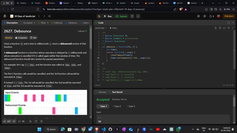 Varun Yadav on LinkedIn: #javascript #coding #leetcode #debounce # ... Varun Yadav on LinkedIn: #javascript #coding #leetcode #debounce # ...