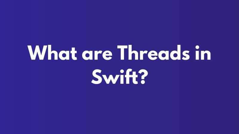 Learn about Threads in Swift | Dmytro Chumakov posted on the topic ... Learn about Threads in Swift | Dmytro Chumakov posted on the topic ...