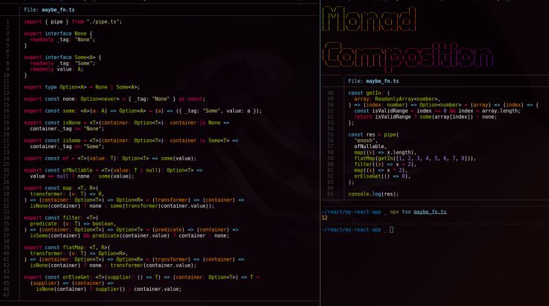 Functional Maybe Monad in TypeScript: In functional programming ... Functional Maybe Monad in TypeScript: In functional programming ...
