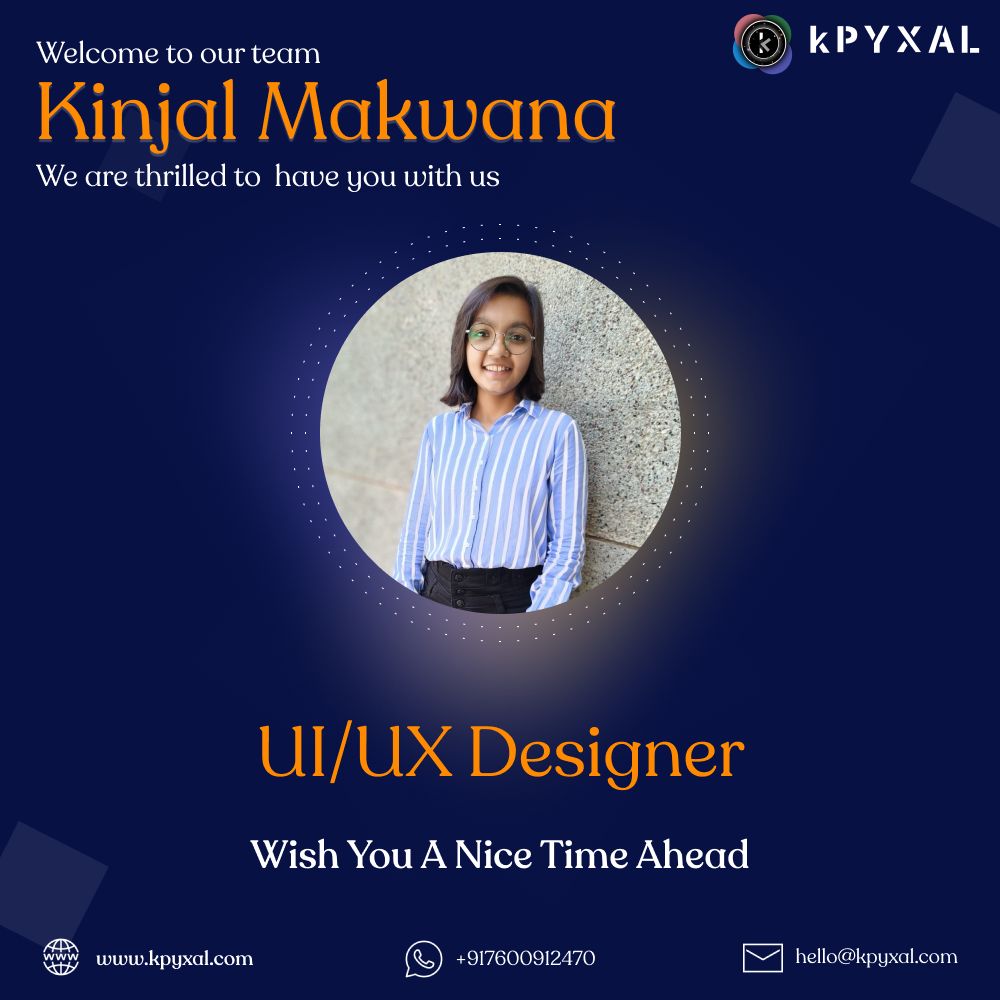 Kinjal Makwana on LinkedIn: #internshipjourney #uiuxdesign #excitedtocreate Kinjal Makwana on LinkedIn: #internshipjourney #uiuxdesign #excitedtocreate