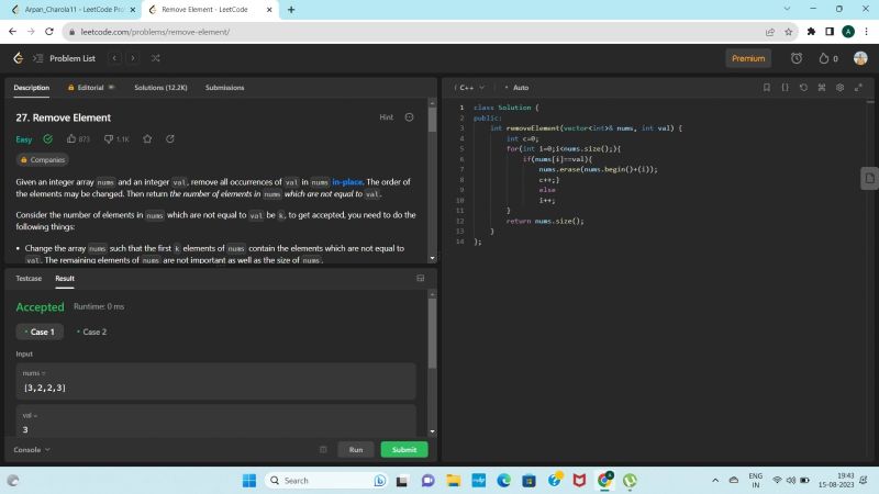 Arpan Charola on LinkedIn: #100daysofcode #leetcode #dailycoding #dsa # ... Arpan Charola on LinkedIn: #100daysofcode #leetcode #dailycoding #dsa # ...