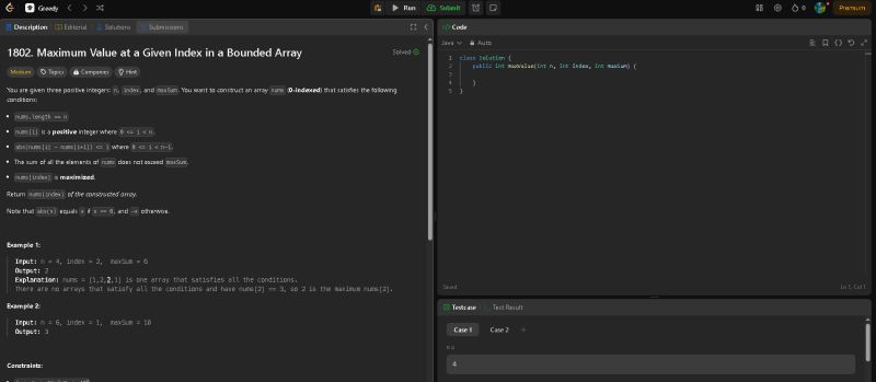 #leetcode #binarysearch #greedyalgorithm #javadeveloper #codingisfun ... #leetcode #binarysearch #greedyalgorithm #javadeveloper #codingisfun ...