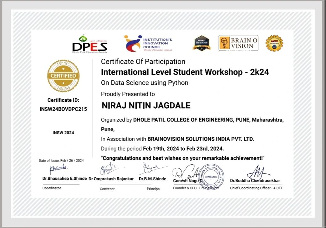 Niraj Jagdale on LinkedIn: #datascience #python #continuouslearning # ... Niraj Jagdale on LinkedIn: #datascience #python #continuouslearning # ...