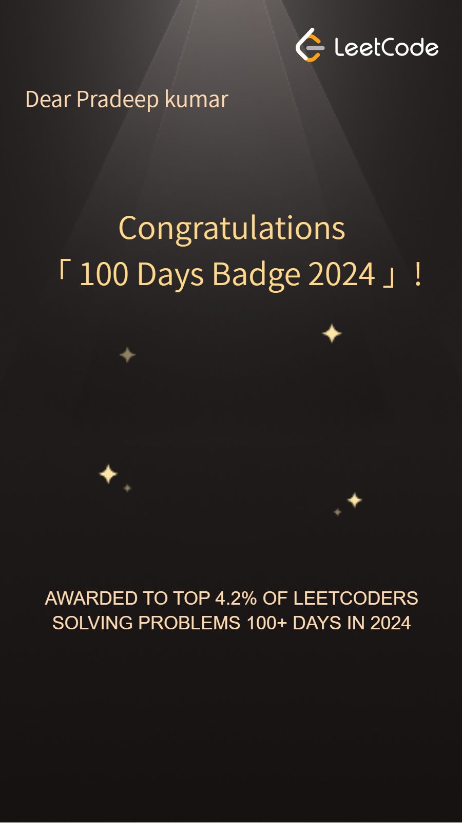 Pradeep Kumar on LinkedIn: Thrilled to share my experience on leetcode ... Pradeep Kumar on LinkedIn: Thrilled to share my experience on leetcode ...