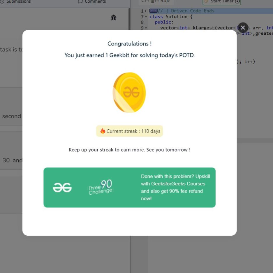 #geekstreak2024 #gfg160 #codingjourney #geekstreak2024 | Priyanshu ... #geekstreak2024 #gfg160 #codingjourney #geekstreak2024 | Priyanshu ...