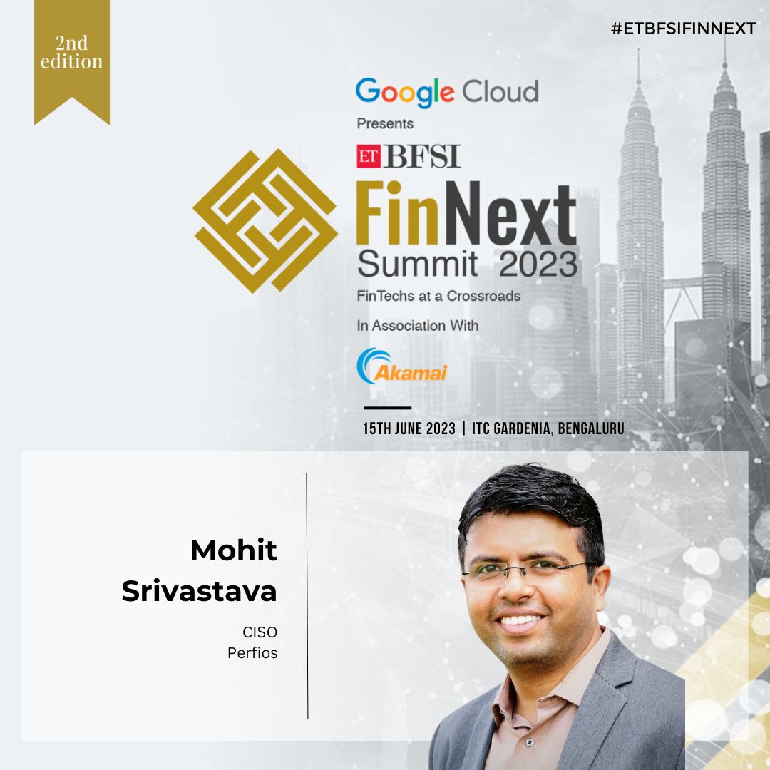 Mohit Srivastava on LinkedIn: ETBFSI FinNext Mohit Srivastava on LinkedIn: ETBFSI FinNext
