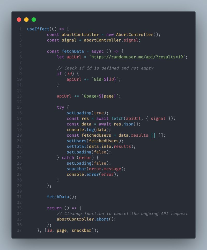 What is AbortController in React Js? | Ritwik Sinha posted on the topic ... What is AbortController in React Js? | Ritwik Sinha posted on the topic ...